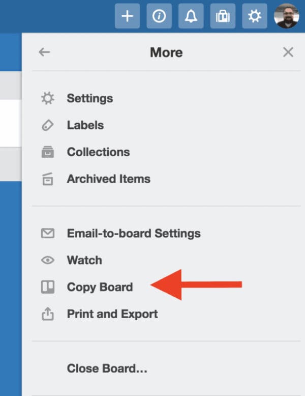 How to Copy a Trello Board