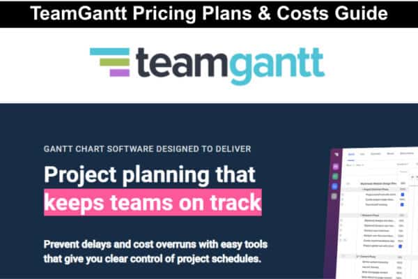 TeamGantt Pricing Plans & Costs Guide