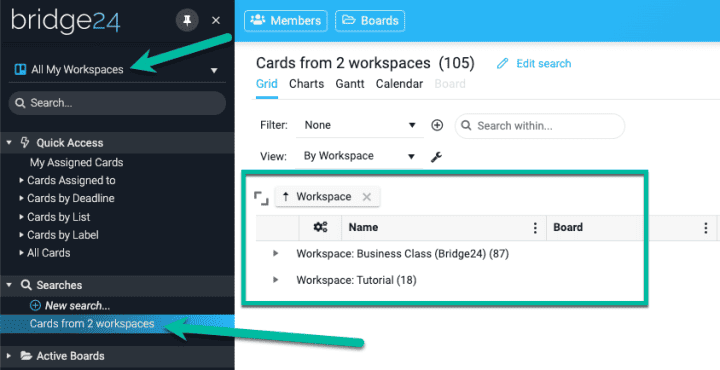 Trello: Show All your Cards Across All Workspaces