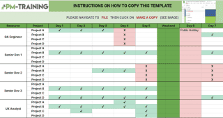 11 Free Resource Planning Templates