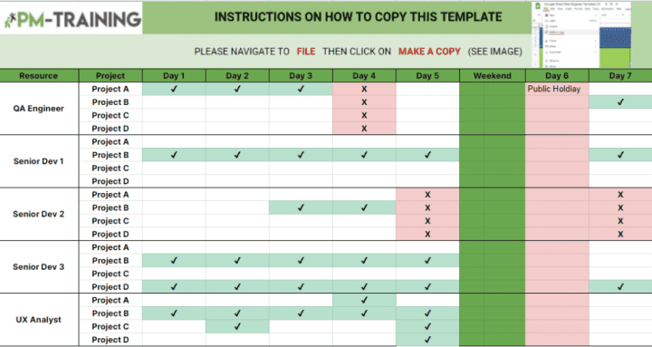 11 Free Resource Planning Templates