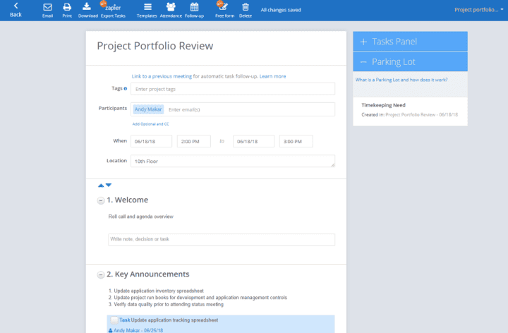 Best Meeting Minutes Software for Project Managers
