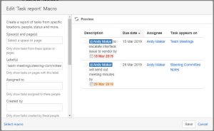 Atlassian Confluence Tutorial: Track a List of Action Items