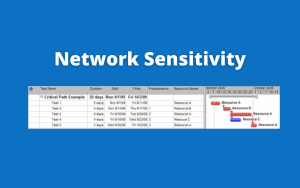 MS Project Tutorial: Network Sensitivity and the Critical Path