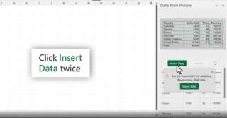 How To Import Data Into Excel From Images?