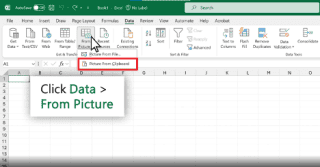 How To Import Data Into Excel From Images?