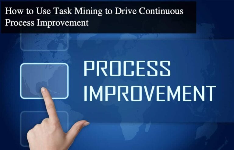 How to Use Task Mining to Drive Continuous Process Improvement