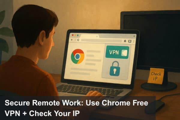 Secure Remote Work: Use Chrome Free VPN + Check Your IP