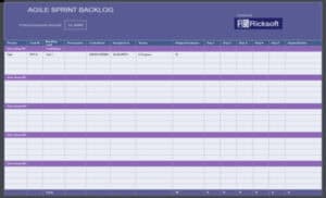 5 Sprint Planning Templates Word & XLS