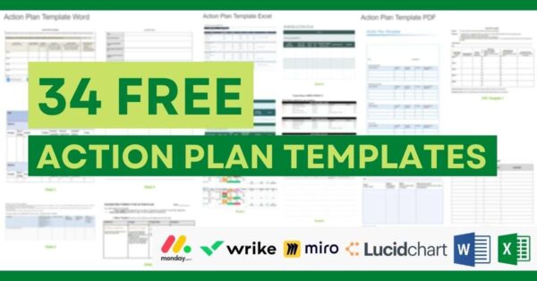 34 Free Action Plan Templates – Google, Word, Excel