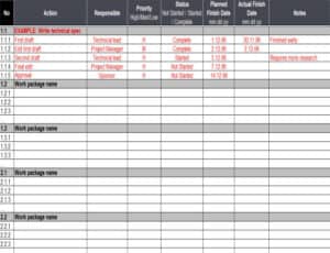 34 Free Action Plan Templates – Google, Word, Excel