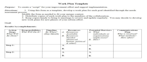 34 Free Action Plan Templates – Google, Word, Excel