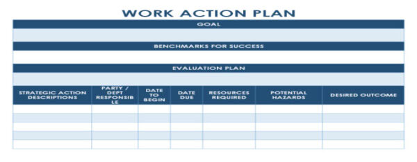 34 Free Action Plan Templates – Google, Word, Excel