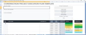 25 x Project Execution Plan Template – Word, Excel