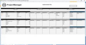 25 x Project Execution Plan Template – Word, Excel
