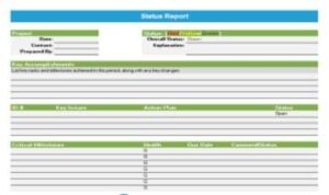 33 x Agile Status Report Templates Word, Excel, Google