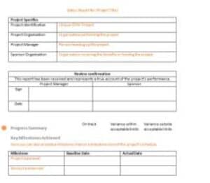 33 x Agile Status Report Templates Word, Excel, Google