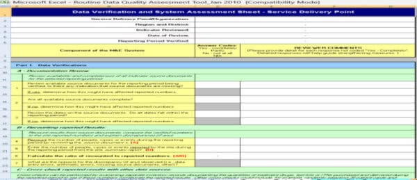 19 x Data Quality Checklist Template – Word, PDF