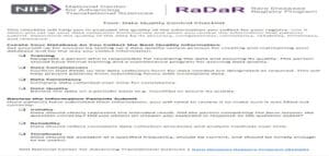 19 x Data Quality Checklist Template – Word, PDF