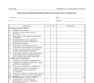 19 x Data Quality Checklist Template – Word, PDF