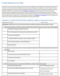 19 x Data Quality Checklist Template – Word, PDF
