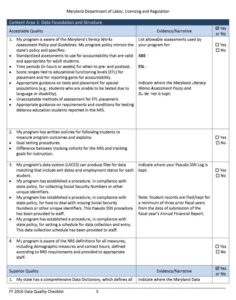 19 x Data Quality Checklist Template – Word, PDF