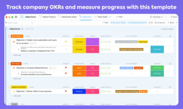 25 Free OKR Templates - Google Docs, Excel, And Powerpoint