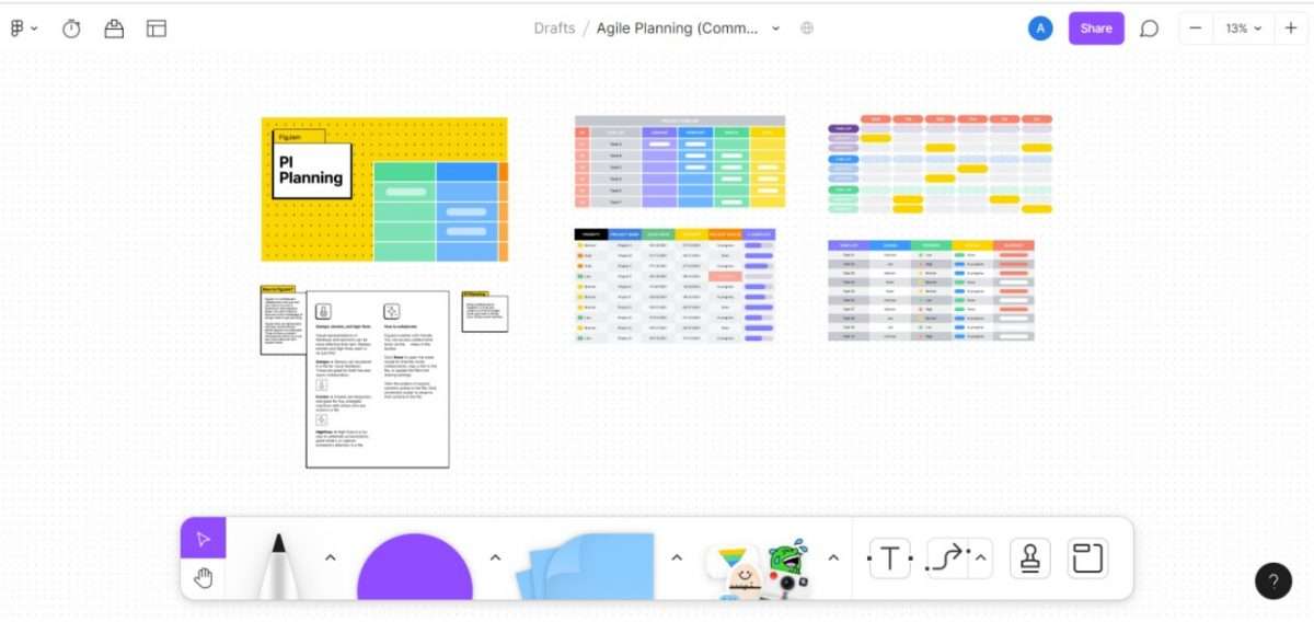 11 x Free PI Planning Template Powerpoint