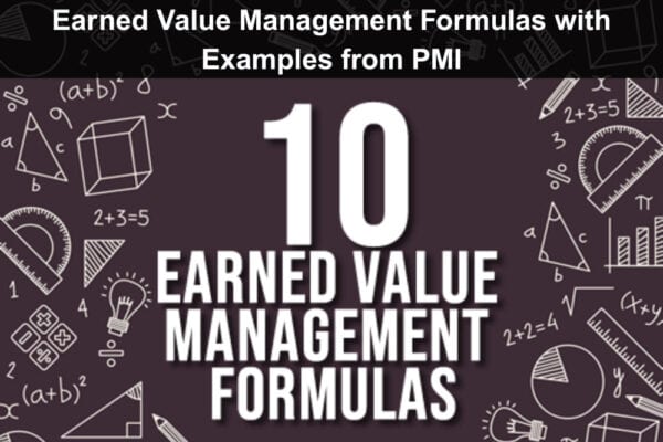 Earned Value Management Formulas with Examples from PMI