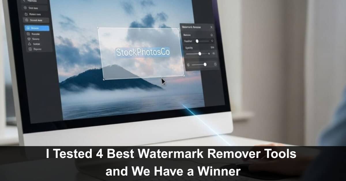 I Tested 4 Best Watermark Remover Tools and We Have a Winner