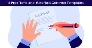 4 Free Time and Materials Contract Templates