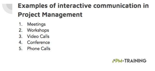 Communicating in Project Management: The Interactive Model of Communication