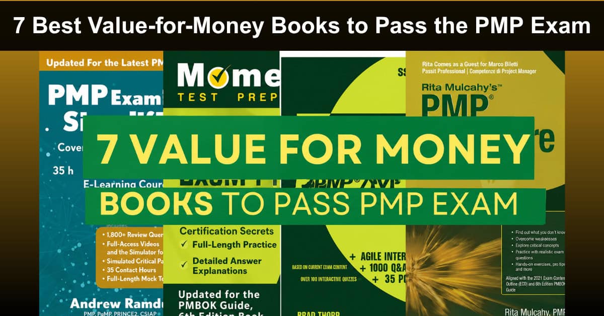 7 Best Value-for-Money Books to Pass the PMP Exam