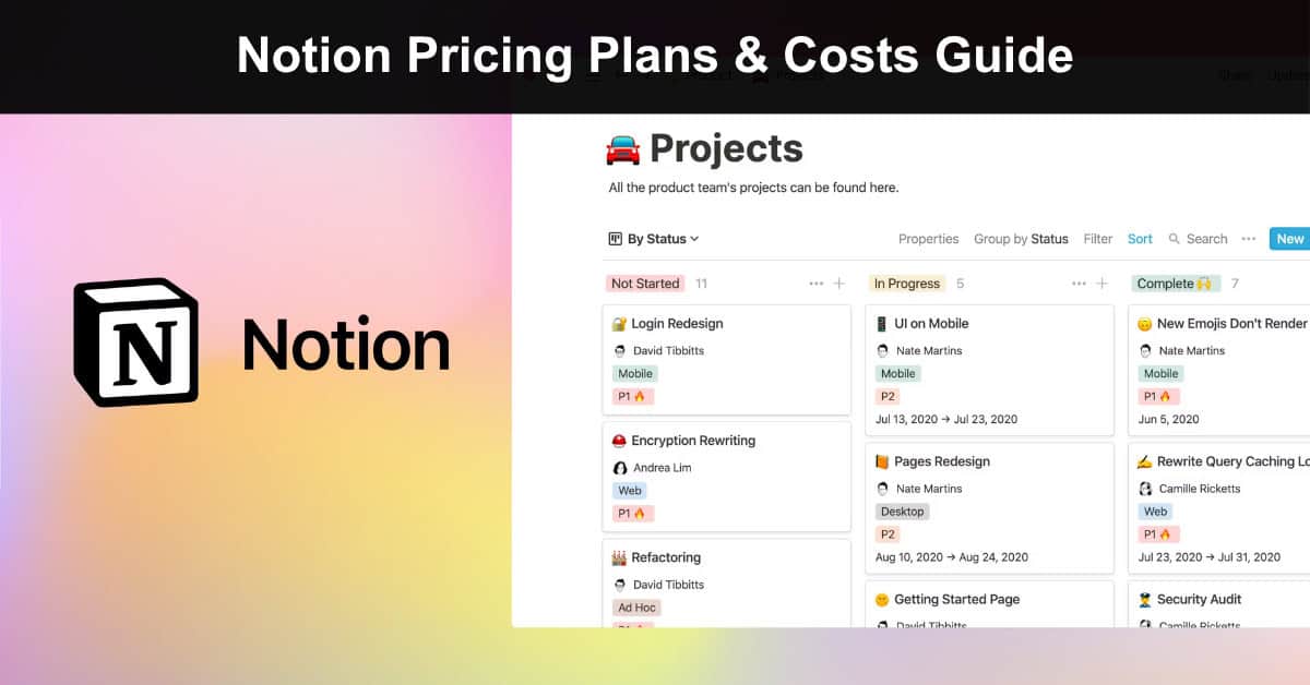 Notion Pricing Plans & Costs Guide