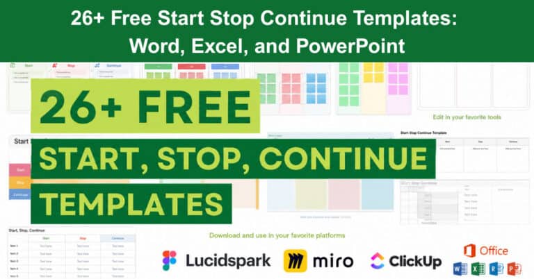 26+ Free Start Stop Continue Templates: Word, Excel, and PowerPoint
