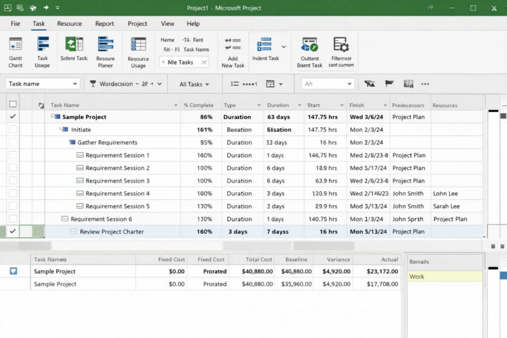 How to Calculate Earned Value in Microsoft Project