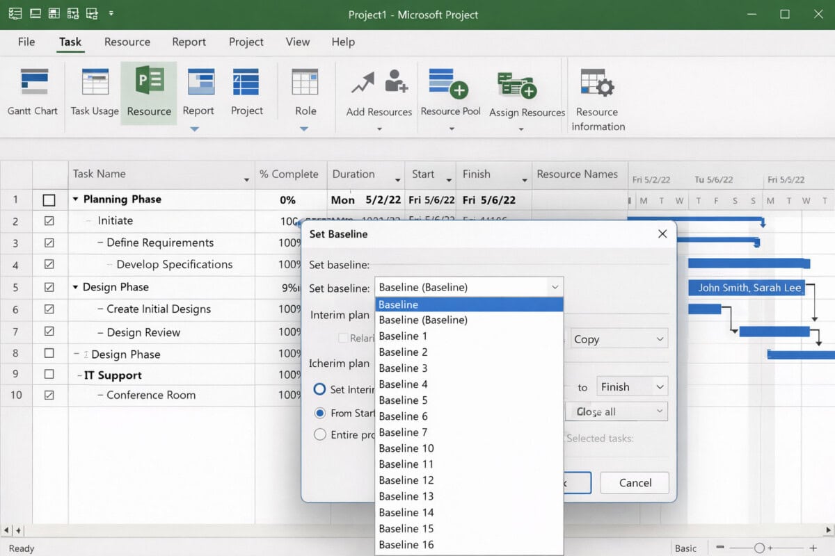 How to Calculate Earned Value in Microsoft Project