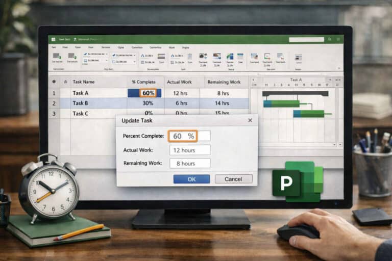 Microsoft Project Tutorial: How to Track Percent Complete